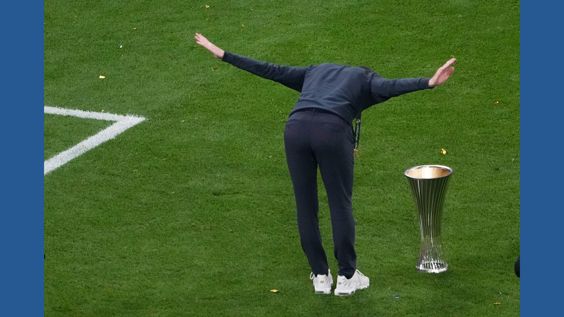 Oliver Glasner's future unclear after signing off with a trophy as ...