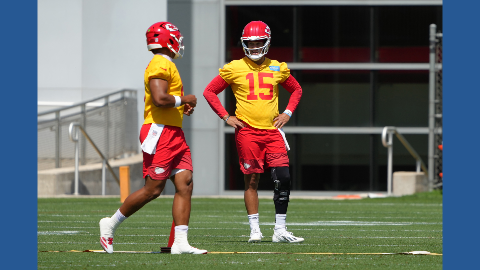 Andy Reid: Patrick Mahomes on track for Chiefs training camp after knee ...