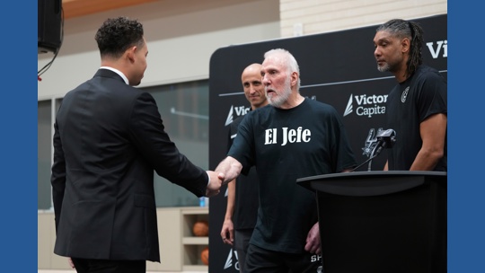 Victor Wembanyama's respect for Gregg Popovich is clear. And Pop was ...