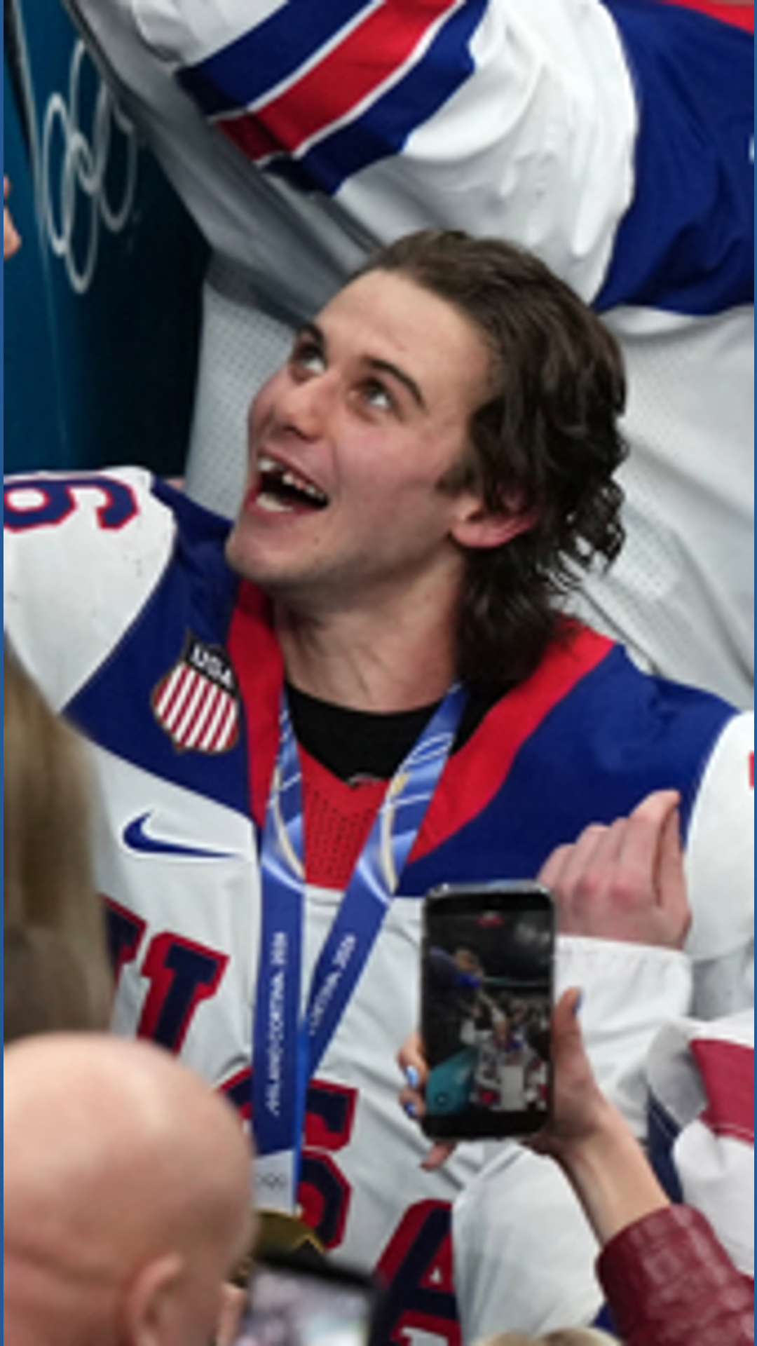 Jack Hughes lost teeth from a high-stick to the mouth before his ...
