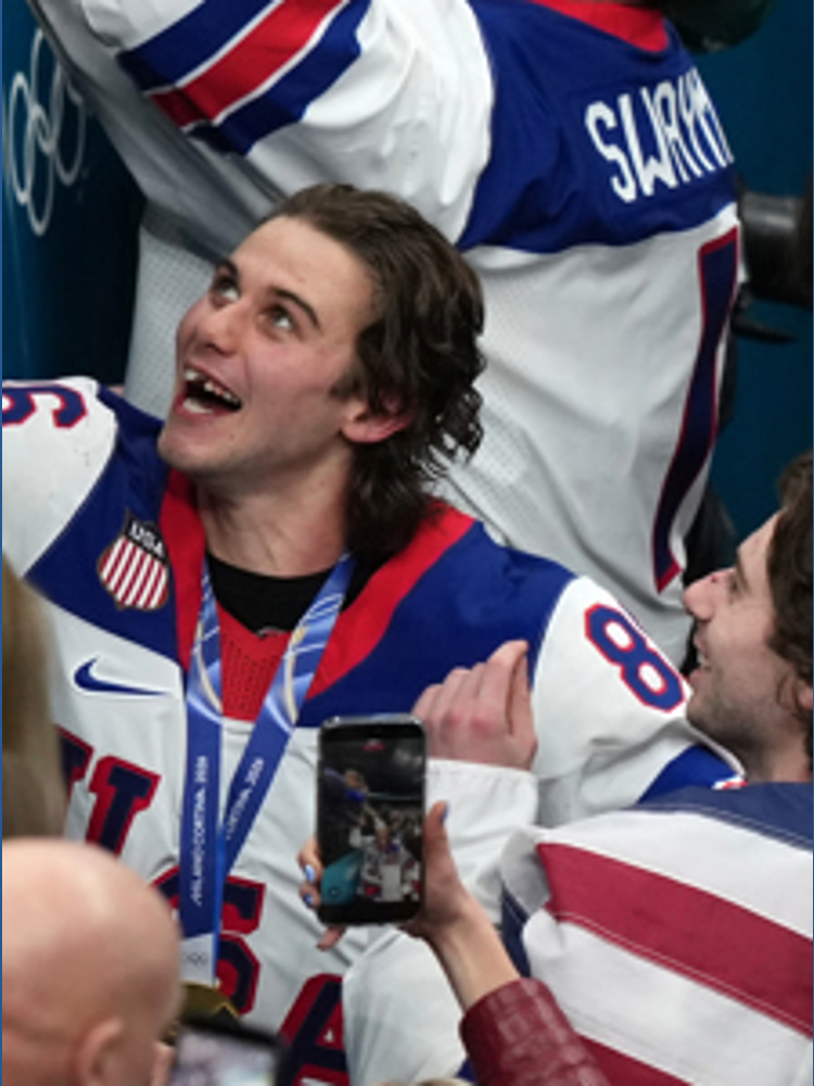 Jack Hughes lost teeth from a high-stick to the mouth before his ...
