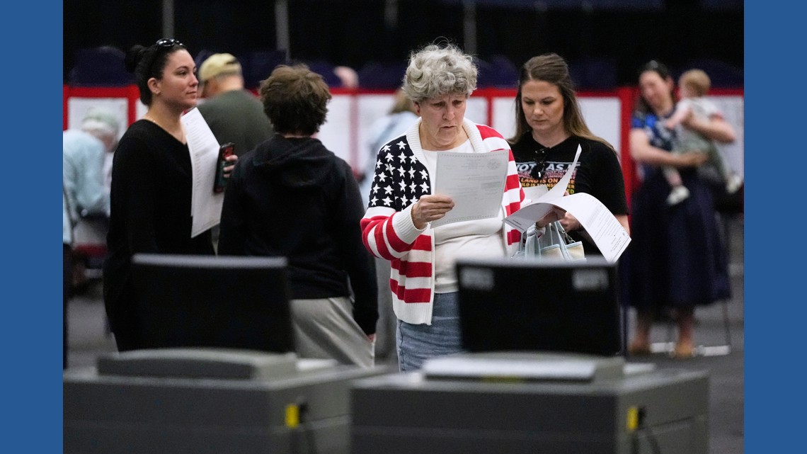 The Latest: Maine primary election tests Platner’s support following ...