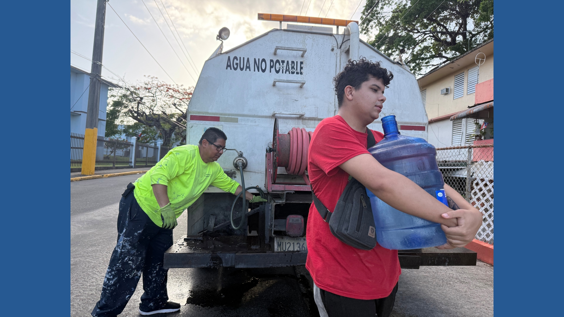 Once beset by power outages, Puerto Ricans also hit with severe water ...