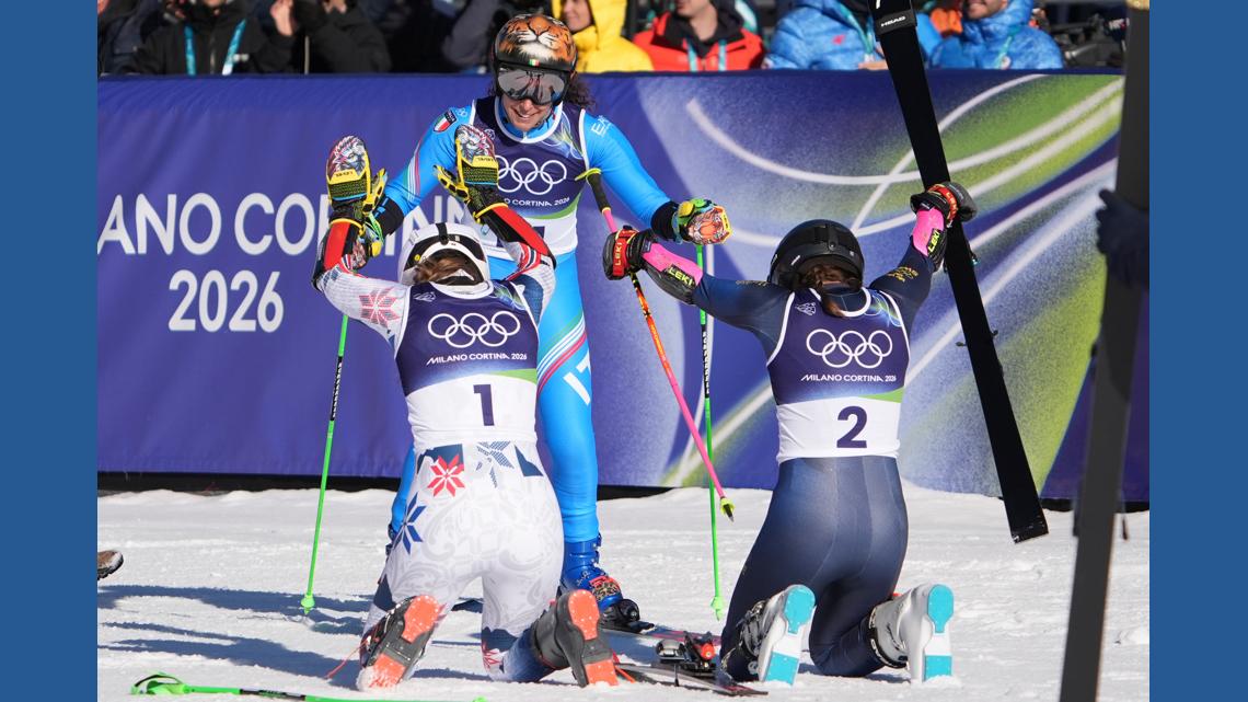 Brignone wins giant slalom for 2nd gold medal of the Olympics, Shiffrin ...