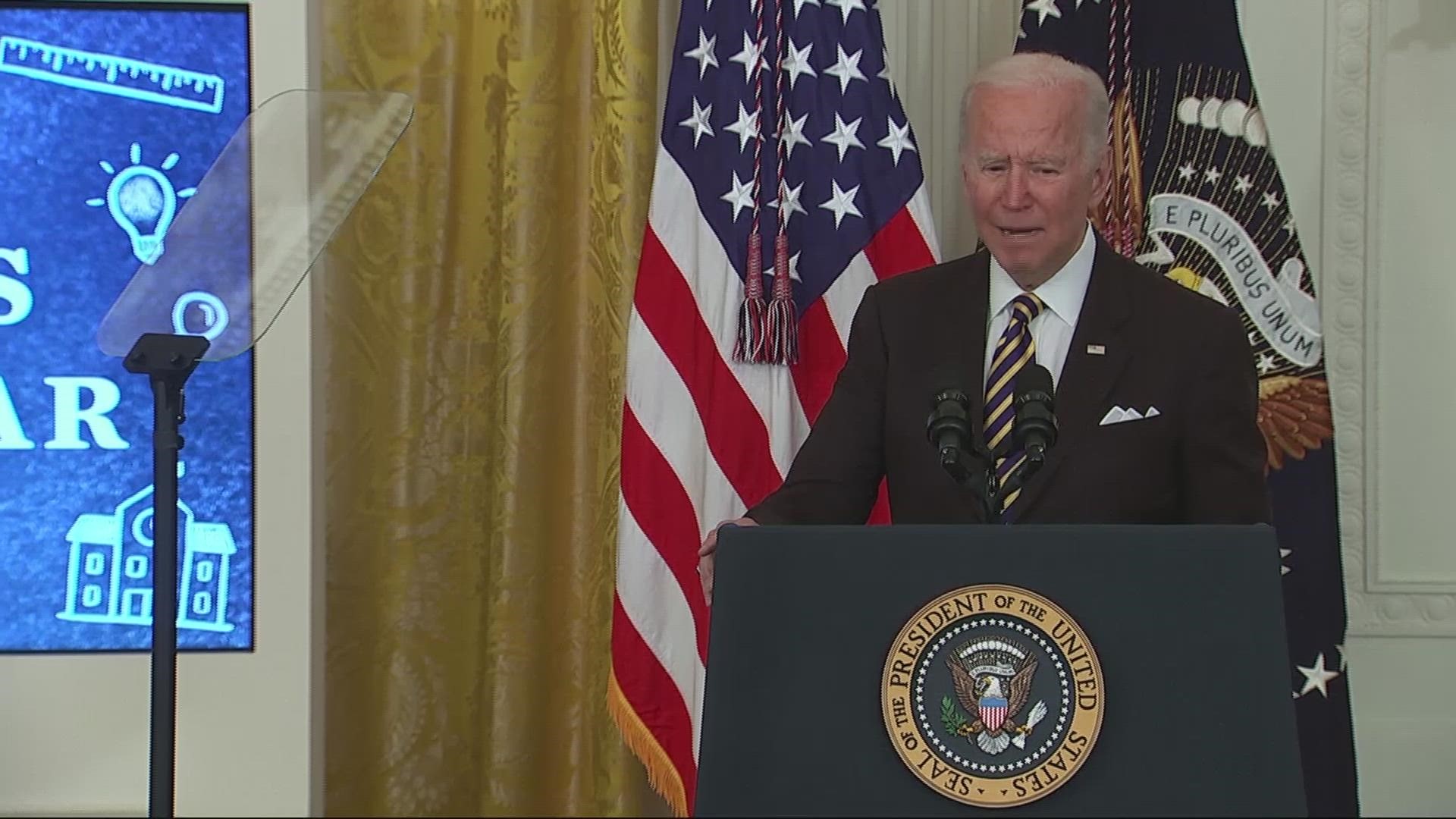Biden thanks teachers who helped him beat childhood stutter | khou.com