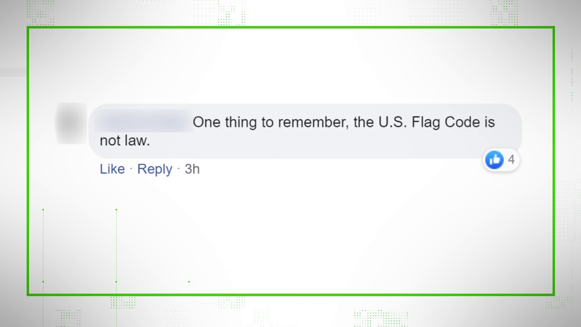VERIFY: How the U.S. Flag Code is federal law without being enforced ...