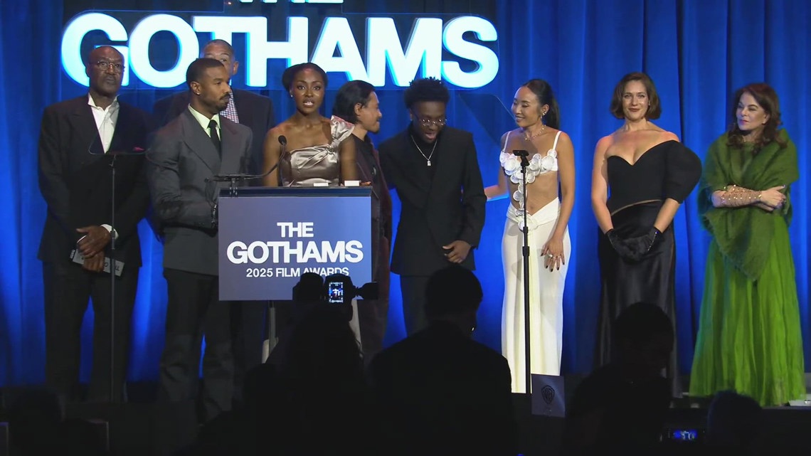Cast of 'Sinners' accepts Ensemble Tribute at 2025 Gotham Awards | khou.com