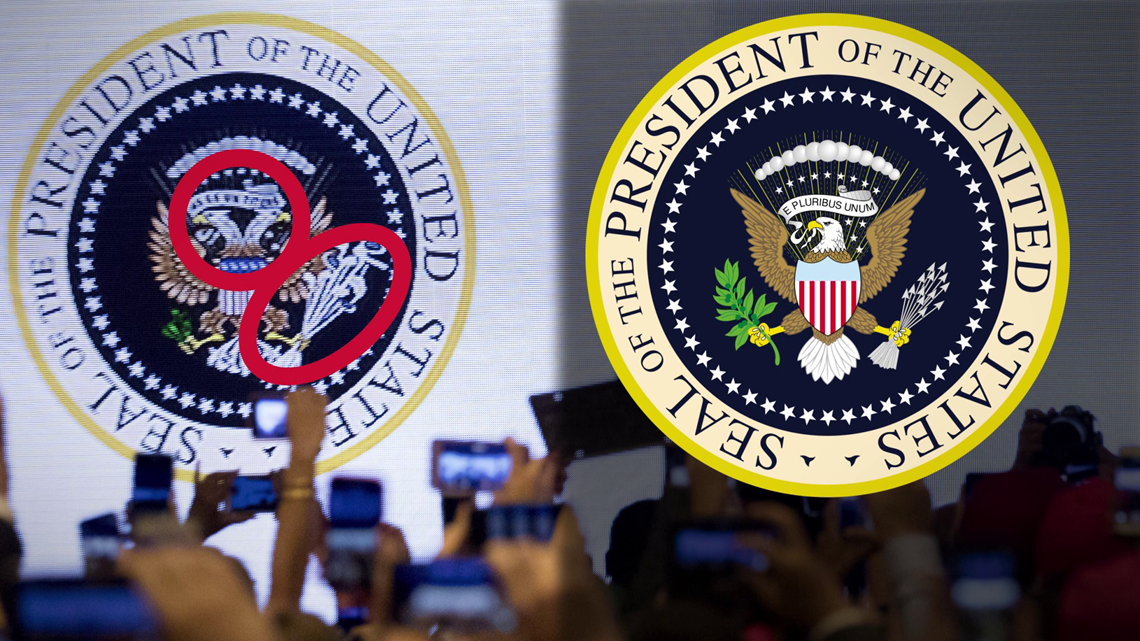 VERIFY: Yes, a fake "Presidential Seal" was put up behind Trump at a ...