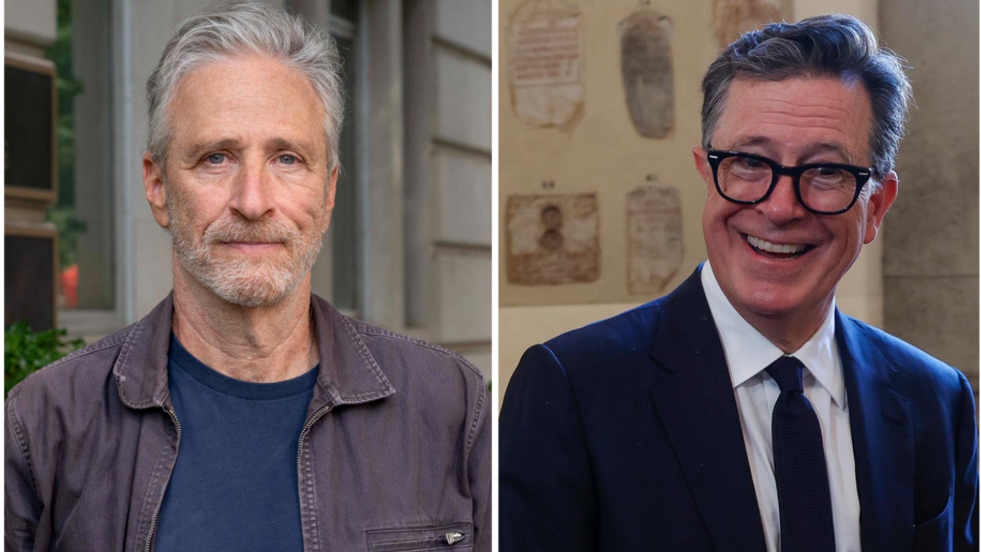Jon Stewart slams CBS over Colbert cancellation in 'Daily Show ...