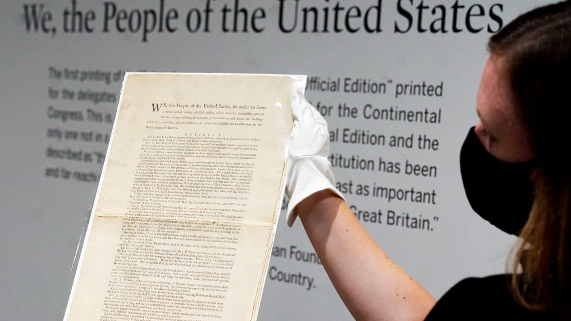 Rare US Constitution copy to be auctioned by Sotheby's | khou.com