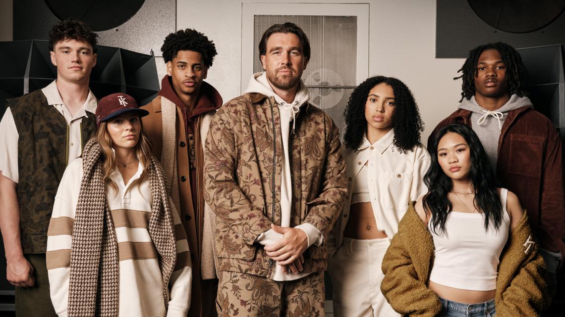American Eagle and Tru Kolors by Travis Kelce collaboration launches next month | khou.com