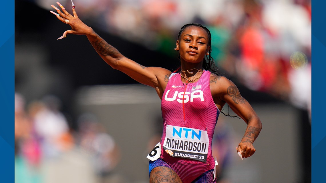 Sha'Carri Richardson advances in 100-meter heats at worlds 2023 | khou.com