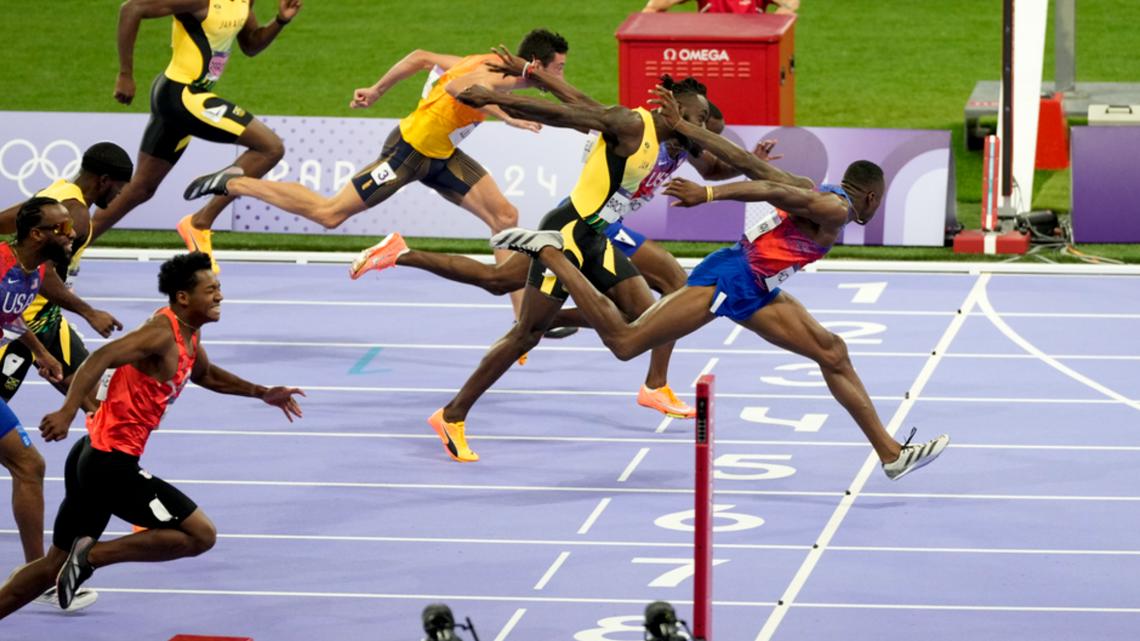 Who won the men's 110-meter hurdles at the Paris Olympics? | khou.com