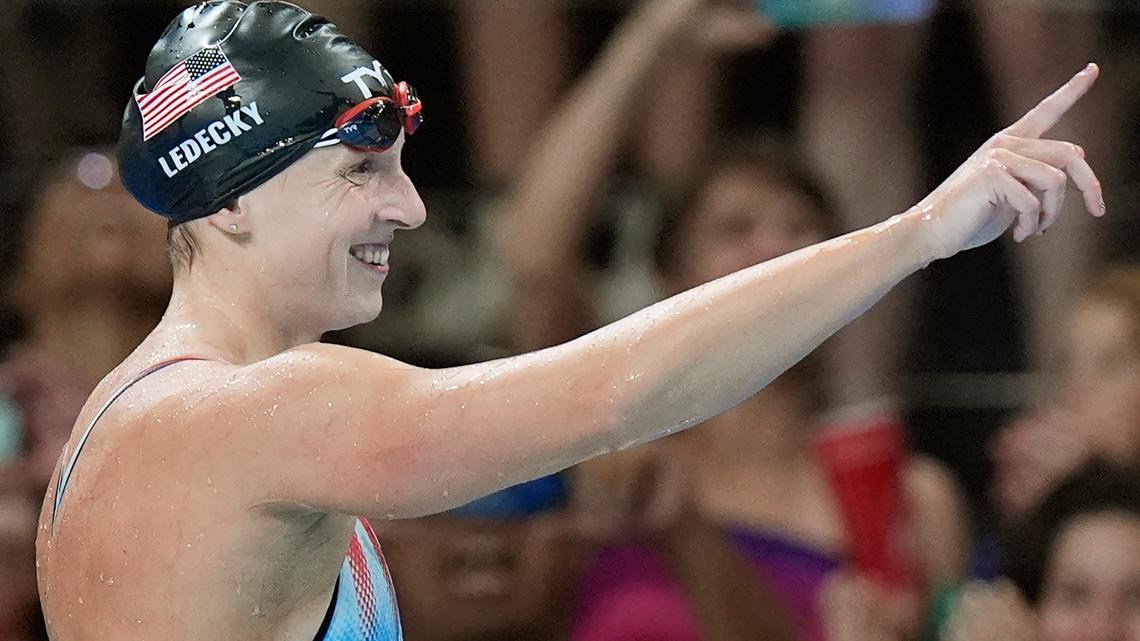 Katie Ledecky gets another historic win in 800m freestyle final | khou.com