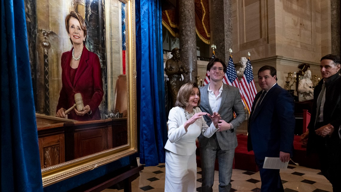 Nancy Pelosi's US Capitol portrait unveiled | khou.com