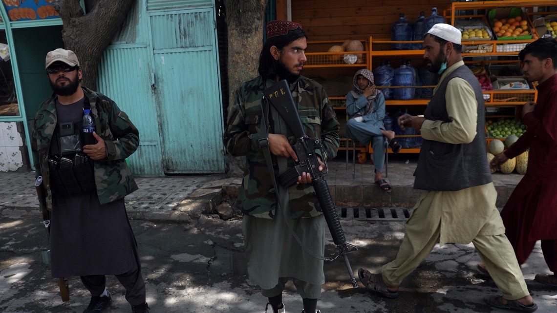 7 killed at Kabul airport, and fighters seized areas from Taliban ...