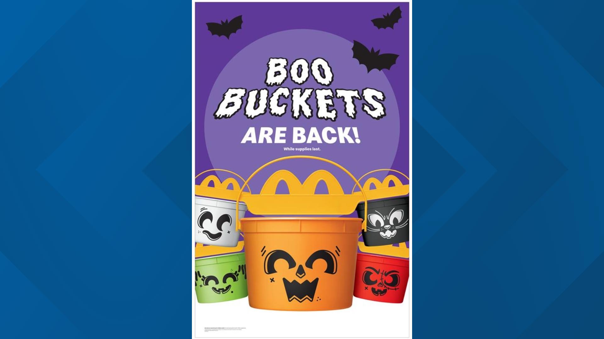 McDonald's Boo Buckets return 2025: How to get the Halloween Happy Meal ...