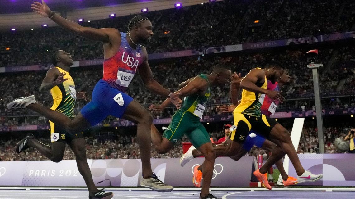 What part of the body has to cross the finish line first in track ...