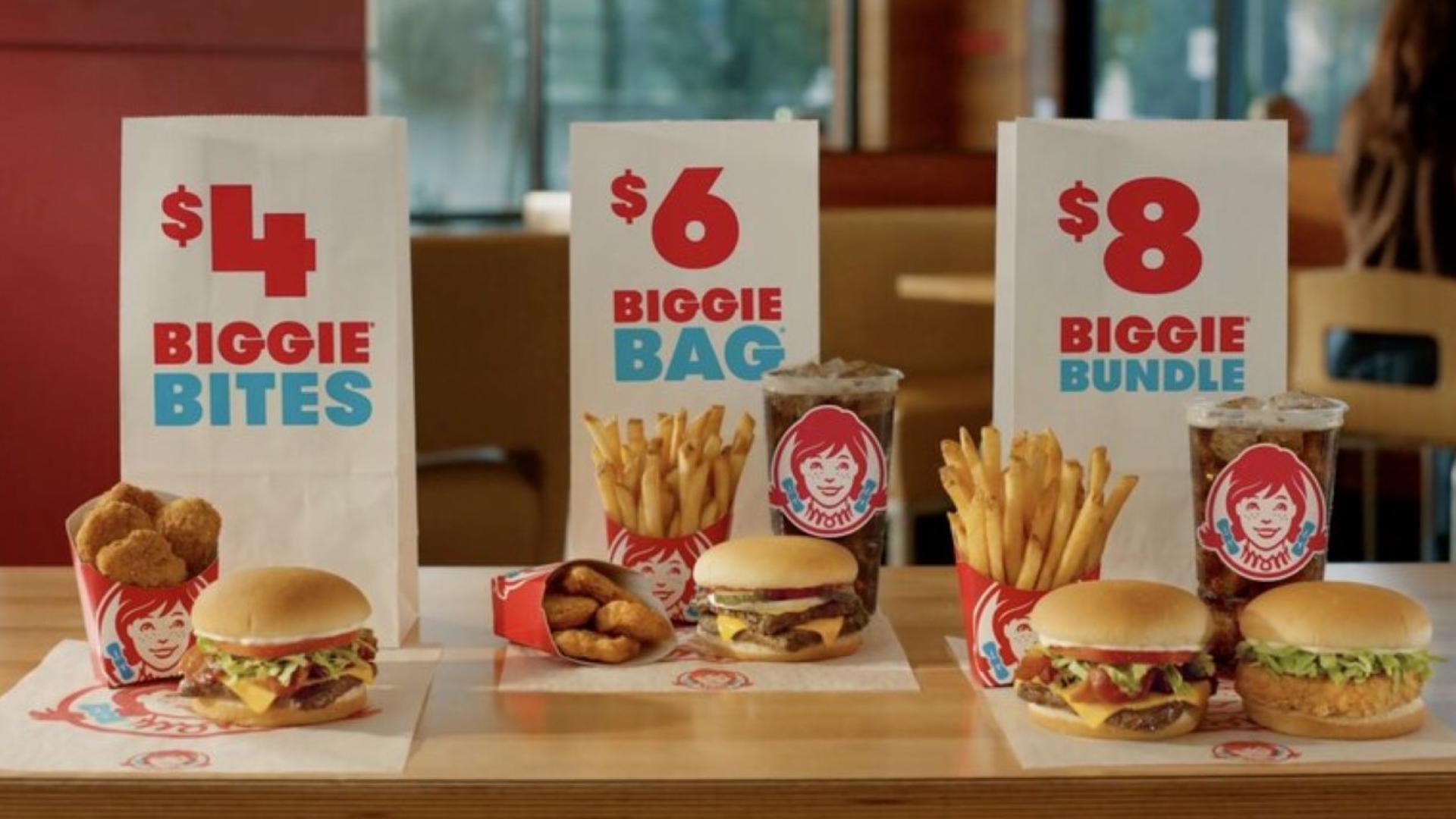 Wendy's introduces new Biggie Deals menu with meals as low as $4 | khou.com