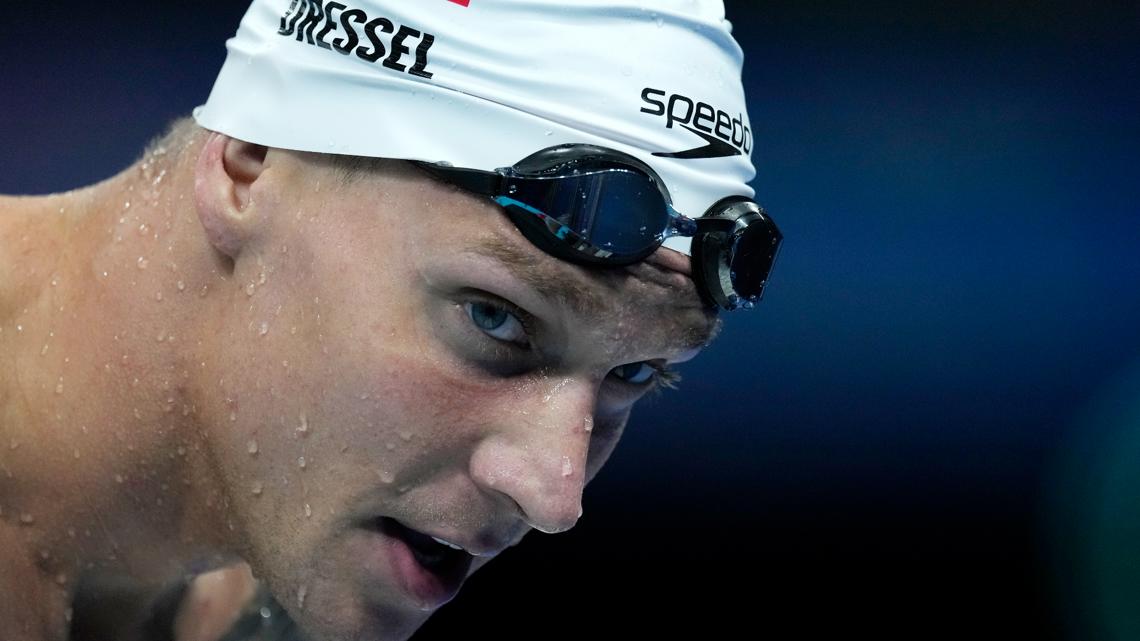 Reigning champ Caeleb Dressel won't make 100m butterfly final | khou.com