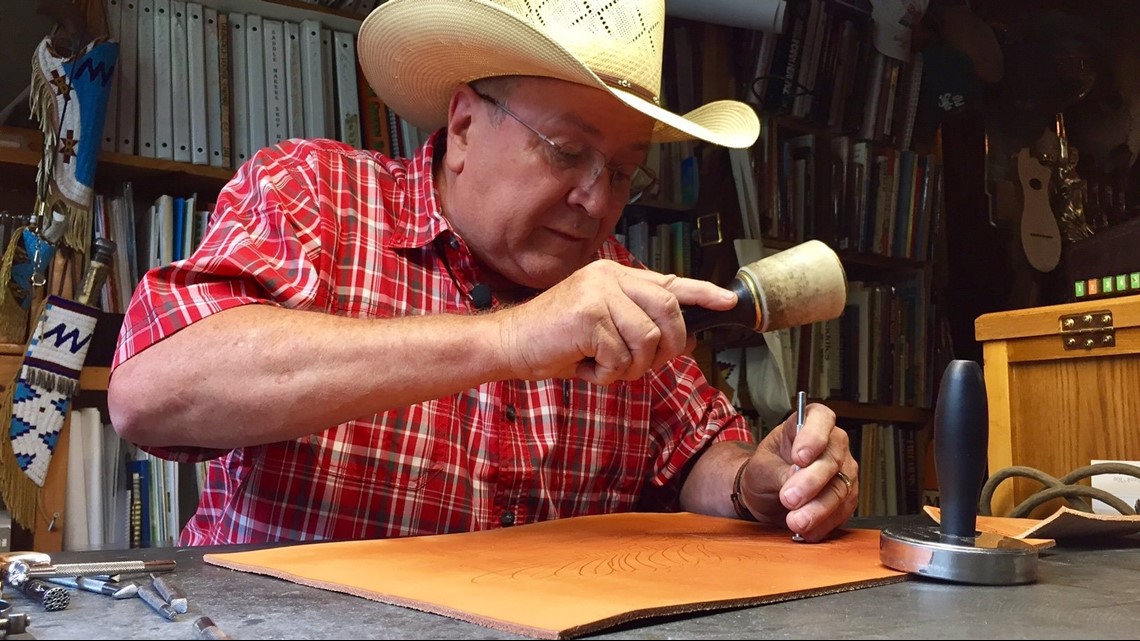 Leather artist wears his heart on his saddles | khou.com