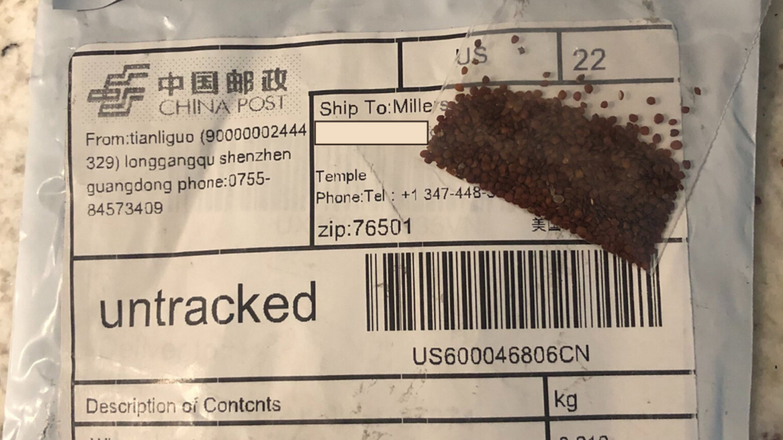 What to do if you get a package of seeds from China | khou.com