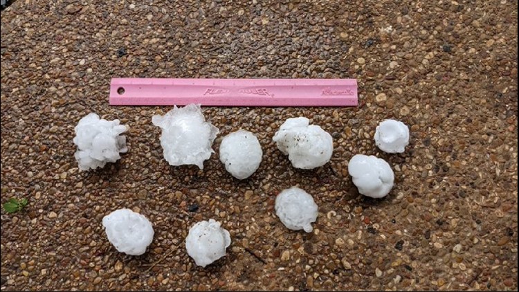 Central Texas hit with massive hail | khou.com