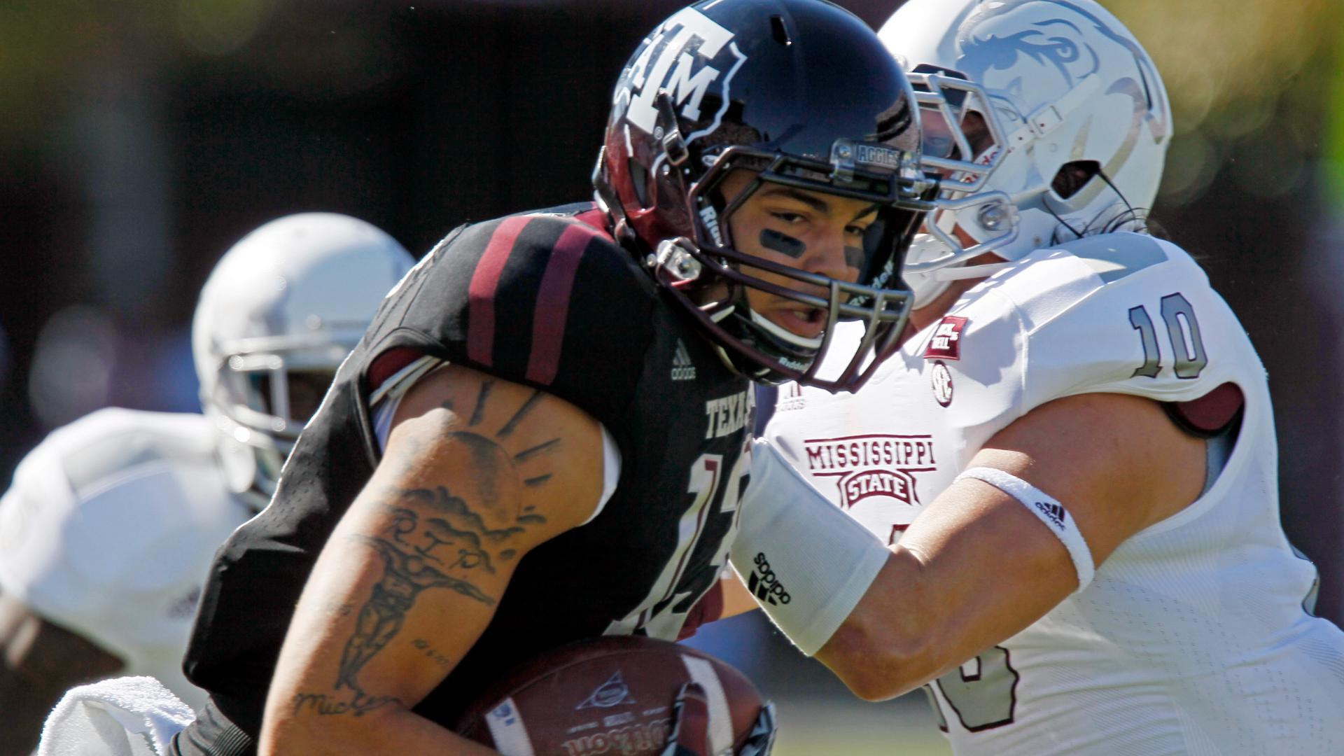 A&M coach signals for blackout game against LSU at Kyle Field | khou.com