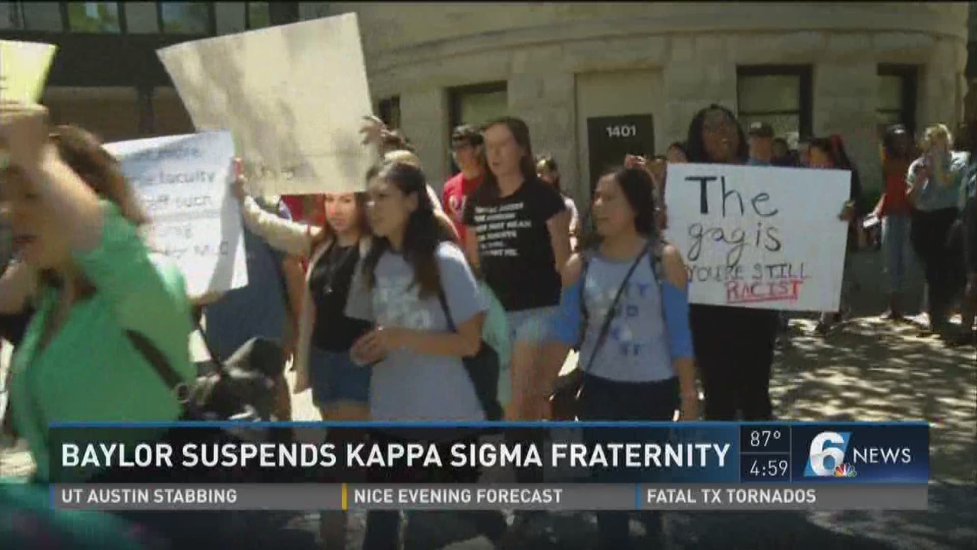 Baylor suspends fraternity following 'racist' Mexican-themed party ...
