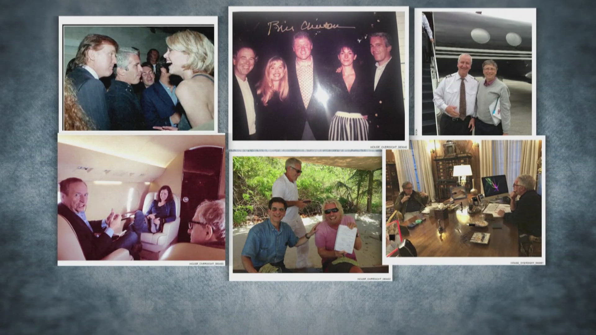 Trump, Clinton, Gates included in latest Epstein photo release | khou.com