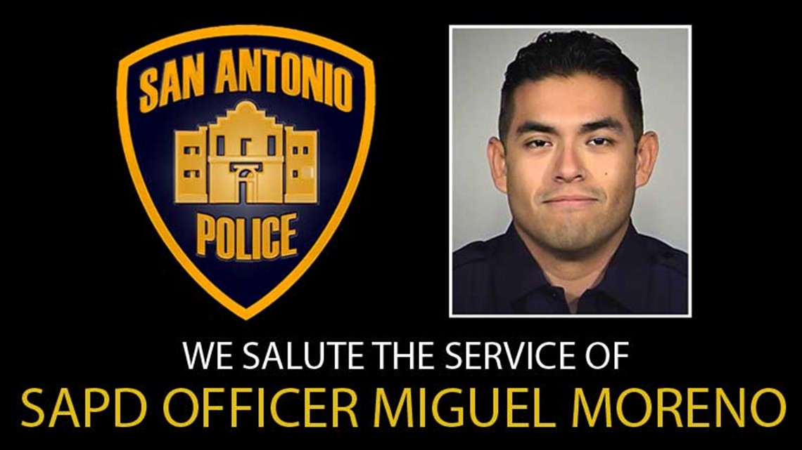 SAPD officer Miguel Moreno passes away due to gunshot injuries | khou.com