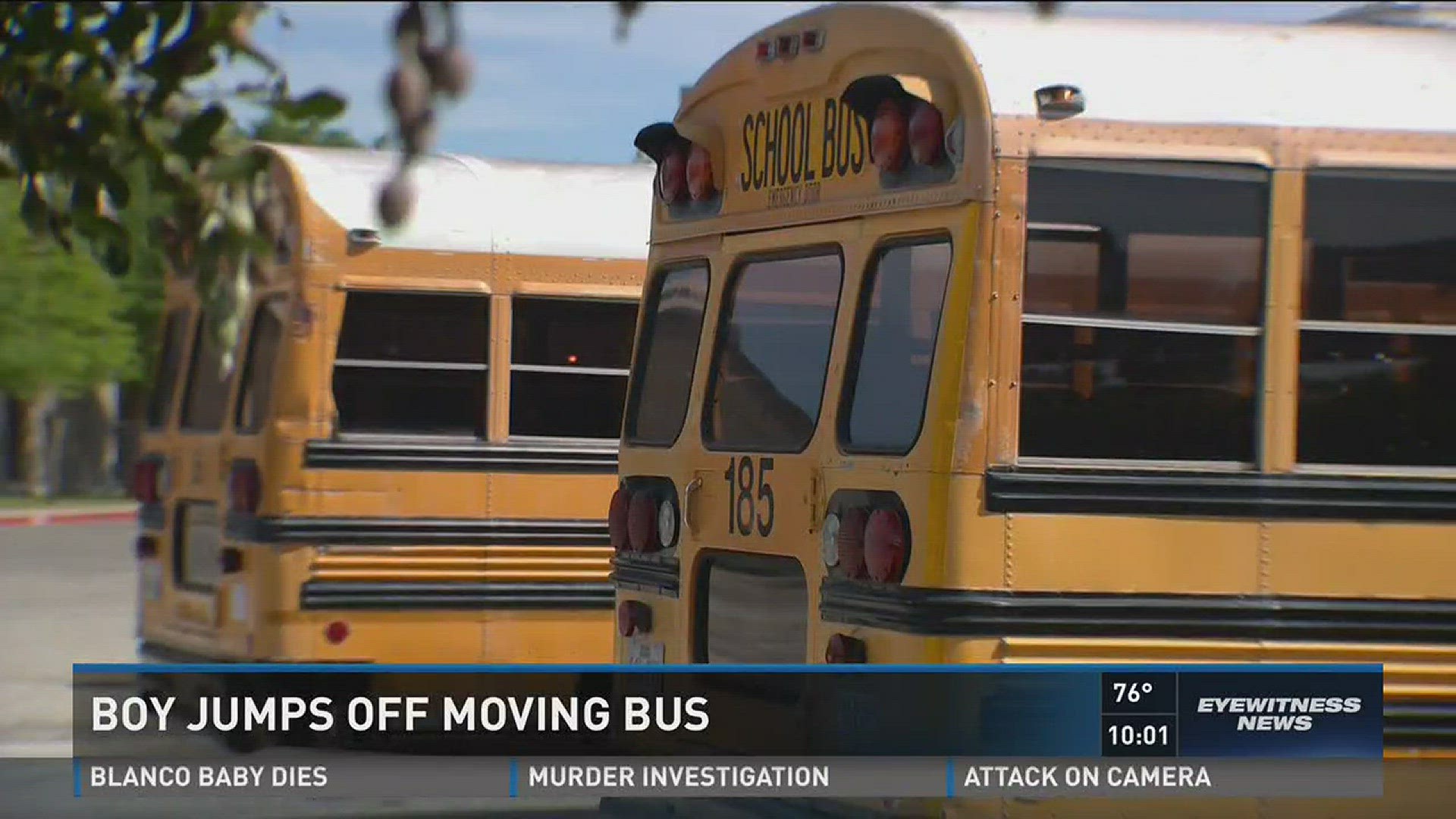Child jumps off of moving school bus after multiple previous attempts ...