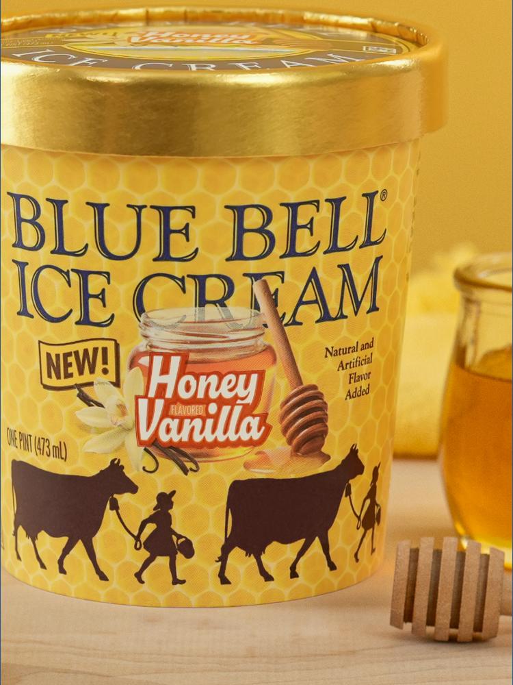 Blue Bell debuts Honey Vanilla ice cream — and yes, it’s as sweet as it ...