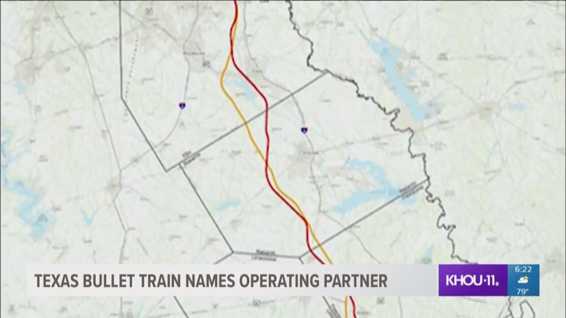Texas bullet train announces operating partner | khou.com