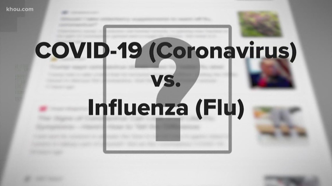 Comparing coronavirus to the flu – but are they even similar? | khou.com