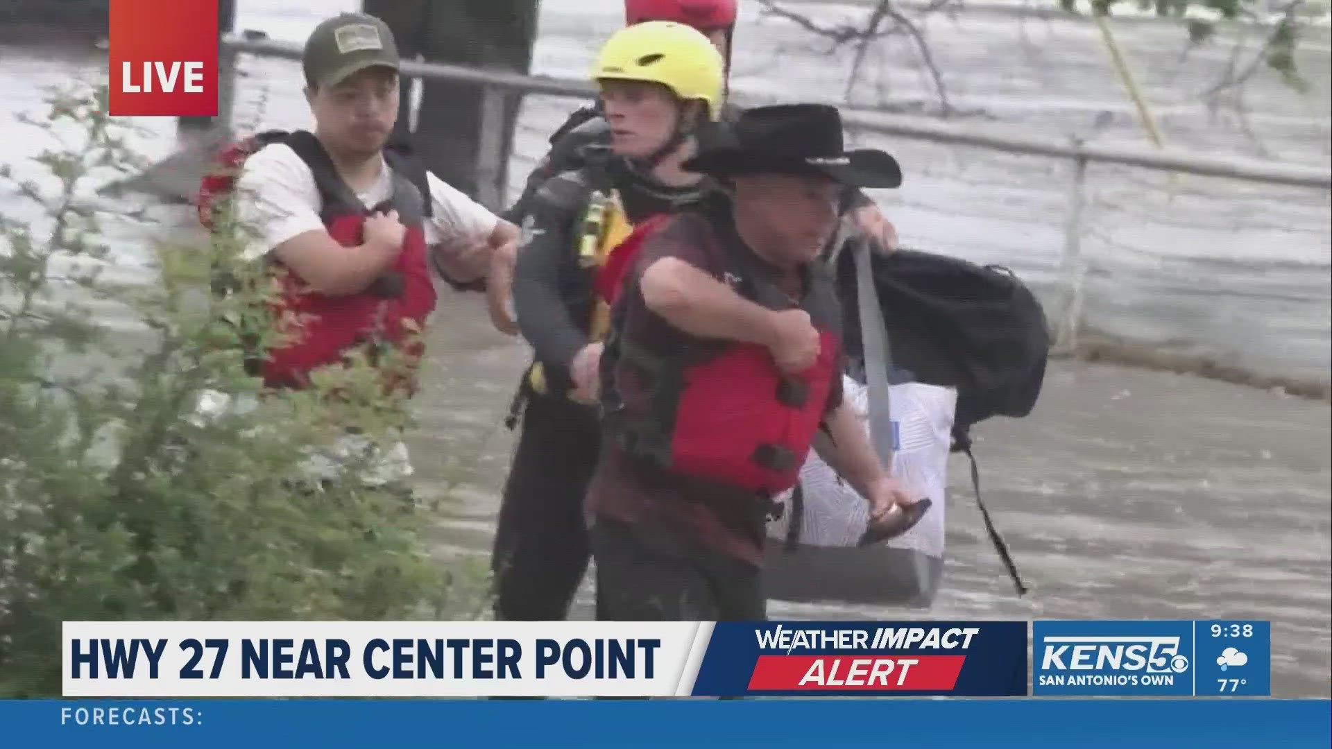 Crews continue water rescues as Guadalupe River floods near Kerrville ...