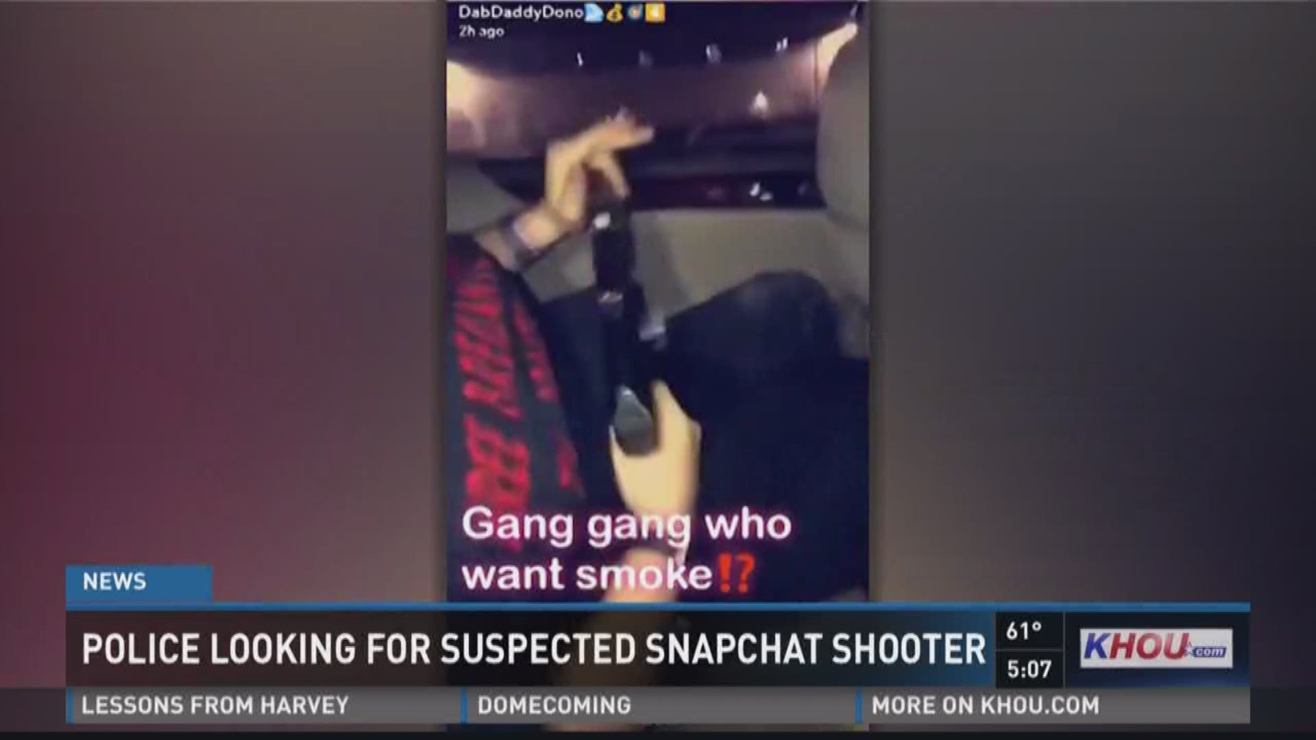 Alleged Snapchat shooter identified by HCSO deputies | khou.com
