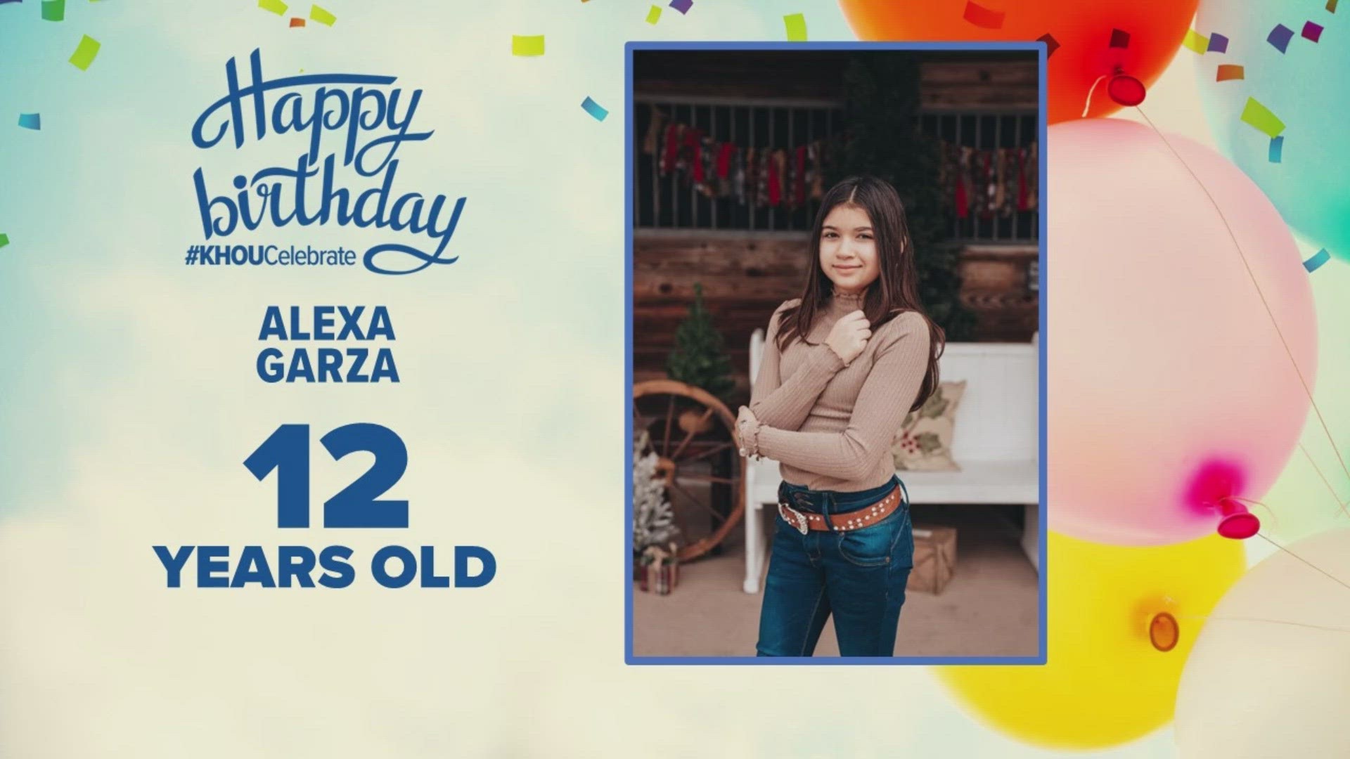 Celebrating you! Birthdays and anniversaries: 7/21 at 6 p.m. | khou.com