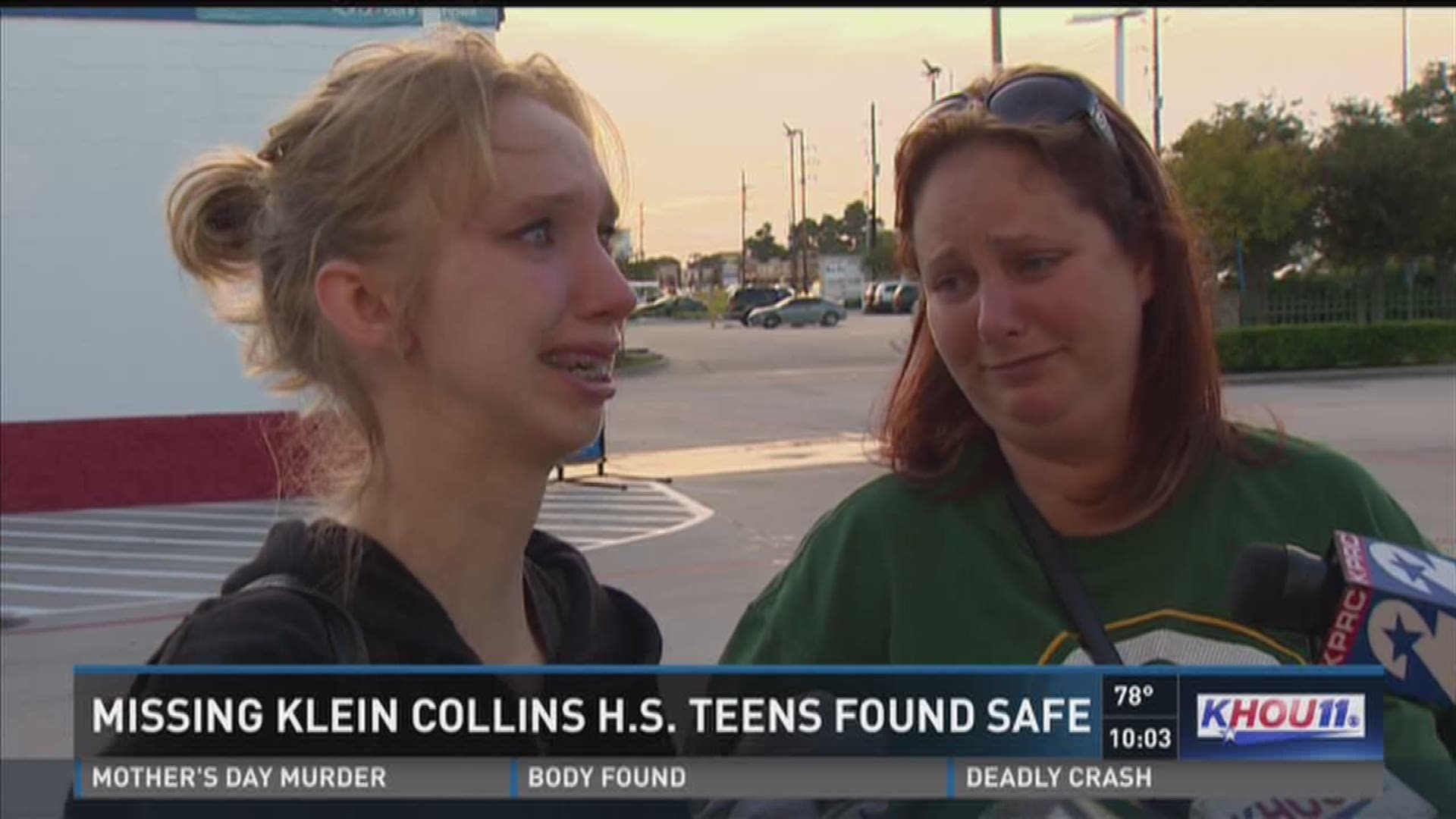 Two missing Klein Collins HS students found safe | khou.com