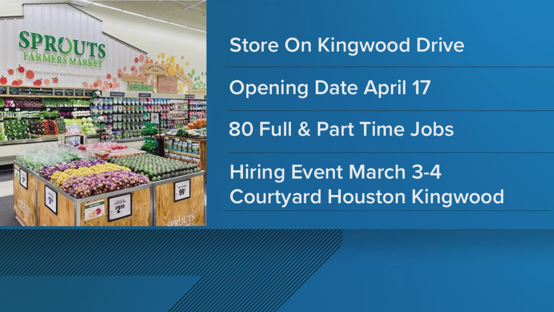 Sprouts set to open Kingwood store | khou.com