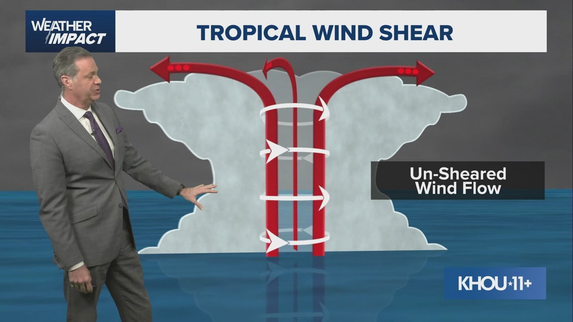 Tropical update: How wind shear could play a role in possible Gulf ...