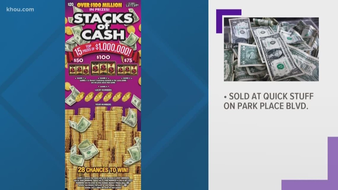 Houstonian wins $1M off of Stacks of Cash scratch-off ticket | khou.com