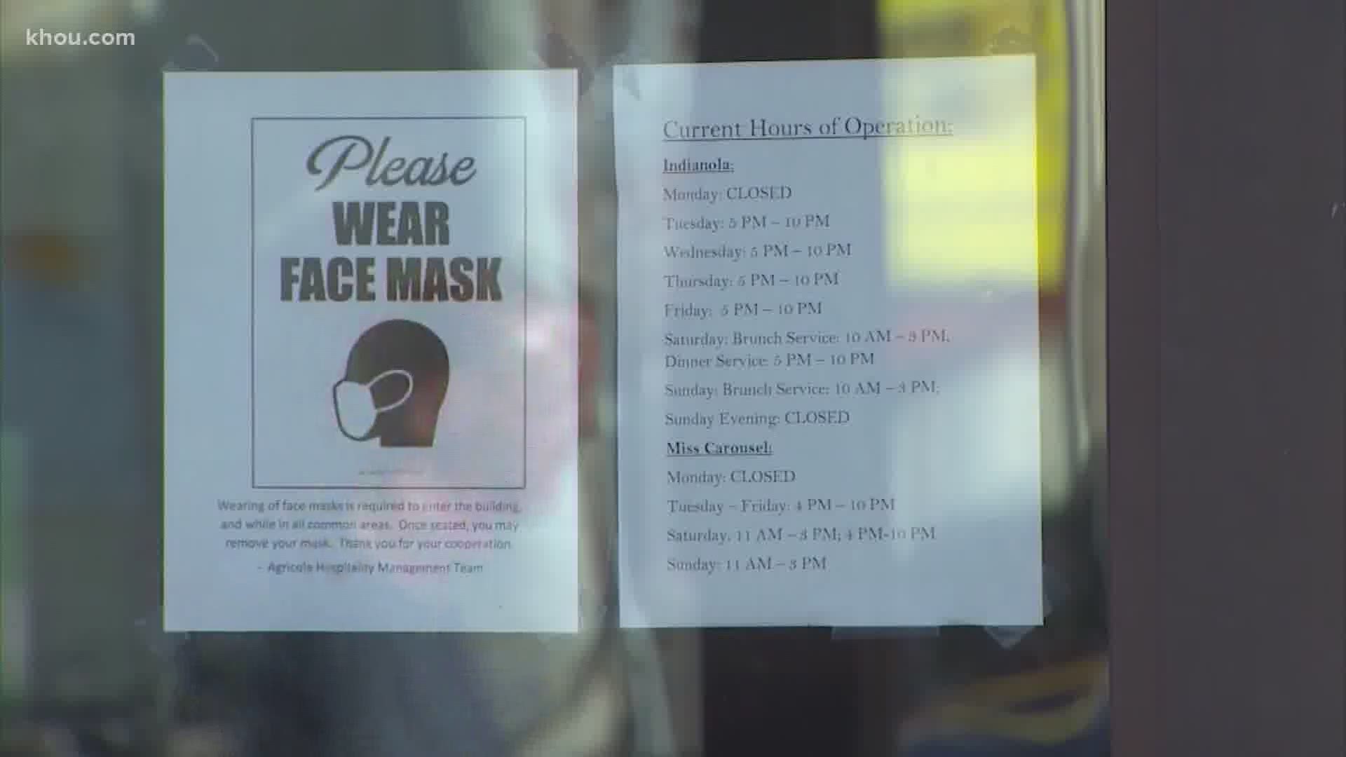 Businesses working to keep track of different county mask orders | khou.com