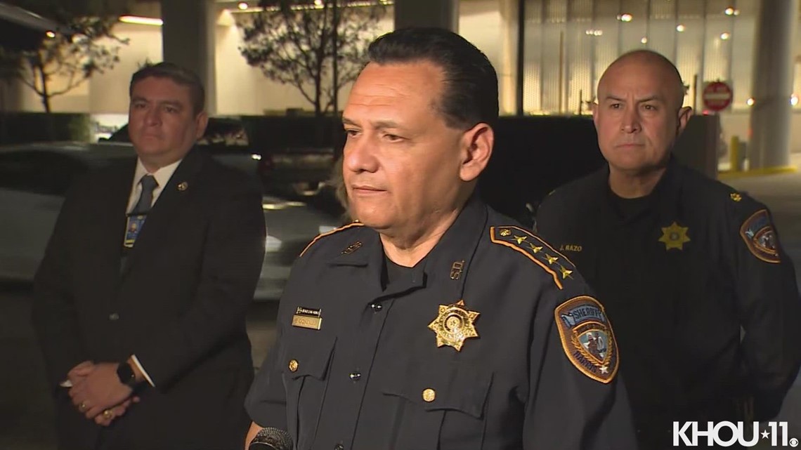 Sheriff Ed Gonzalez gives update from hospital after 2 deputies were ...