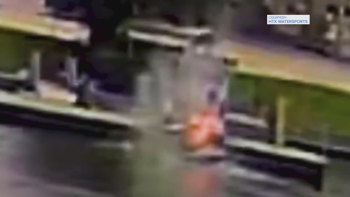 Dramatic video captures explosion on Lake Conroe that launched a teen ...