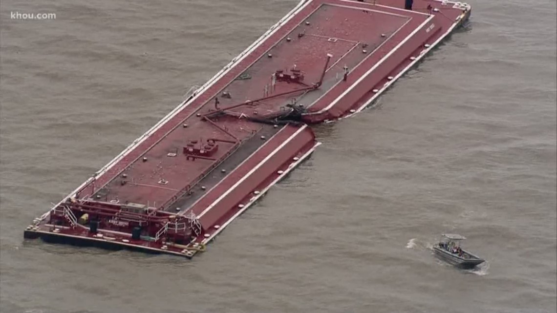 Do you smell gasoline after barge collision in Houston Ship Channel ...