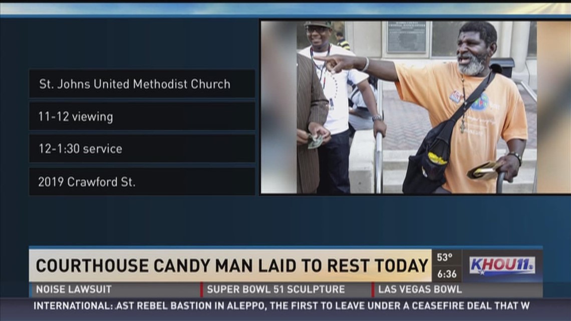 Courthouse Candy Man laid to rest today | khou.com