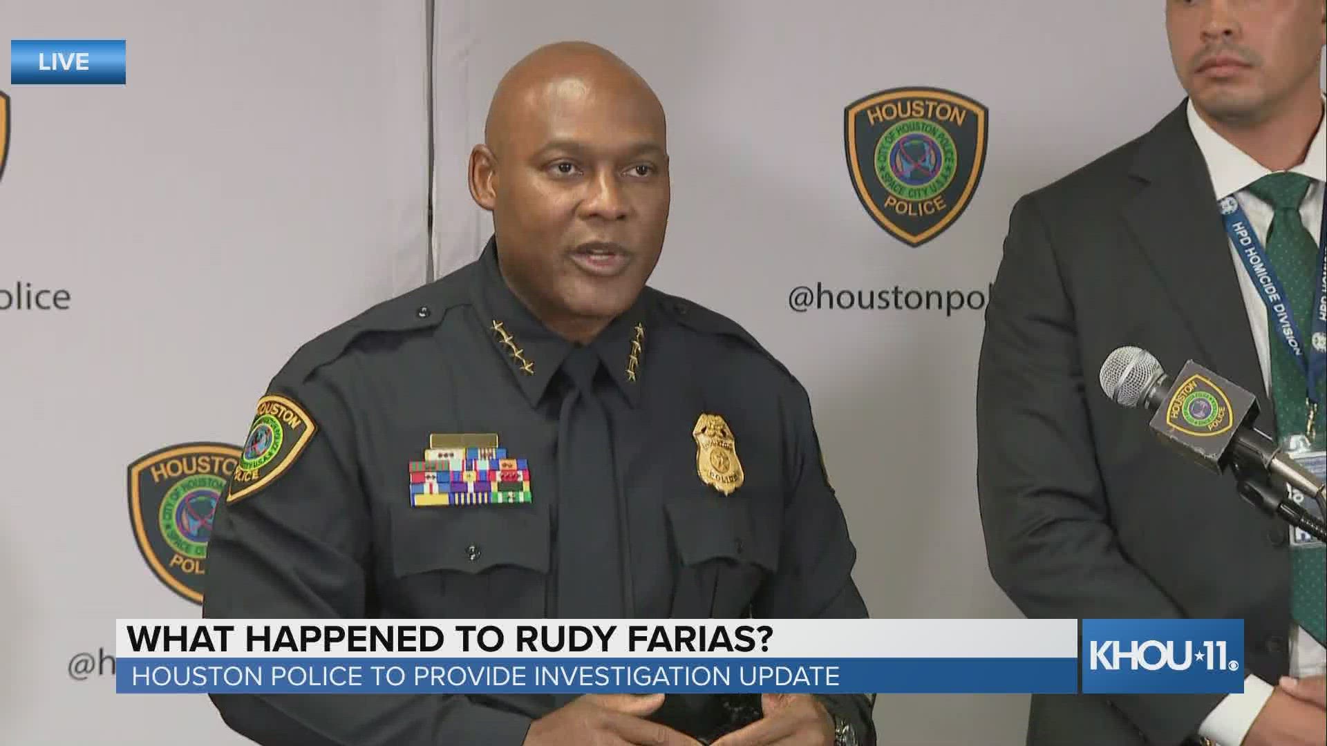 Rudy Farias update: Investigators answer questions | khou.com
