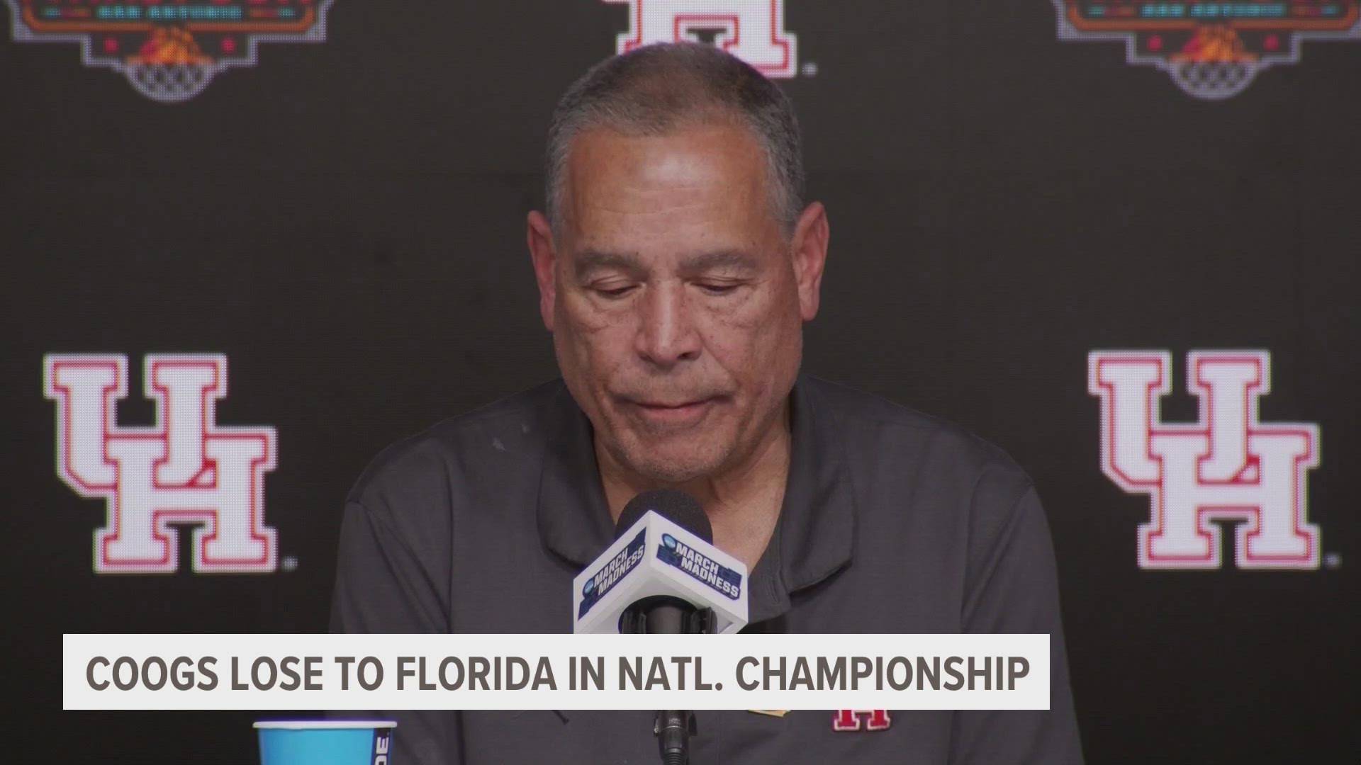 Houston Coach Kelvin Sampson speaks after 65-63 loss to Florida | khou.com