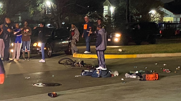 Bicyclist hit, killed by SUV driver on MLK Boulevard in Houston | khou.com Bicyclist hit, killed by SUV driver on MLK Boulevard in Houston | khou.com